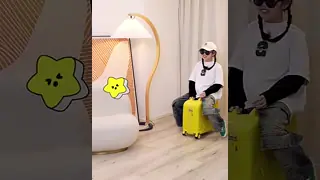 China Children's luggage, ride-on, boy/girl baby trolley suitcase, kids' travel suitcase, 18-inch lightweight small carry-on suitcase for sale