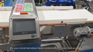 China Aluminum Foil Packaging Special Metal Detector Cereal Milk Metal Detector Aluminum Foil Packaging for sale