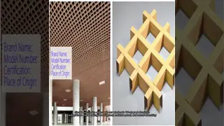 Wholesale Roof Decoration Beam Baffle Aluminum TU-Shaped Ceiling for Office