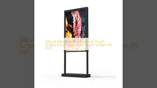 China 55 Inch Outdoor Metal Kiosk Station with 4G Connectivity and Touch Screen - Windows/Android OS for sale