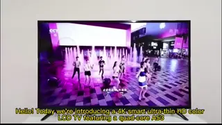 China Dolby Atmos Support 4K Smart OLED Ultra thin Model Television Designed to Deliver Vibrant Colors and Rich Sound for Business for sale