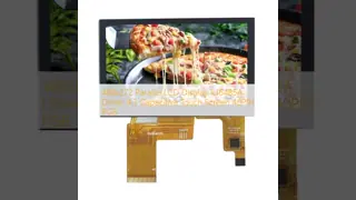 . Inch LCD Display Capacitive Touch 80x7 RGB