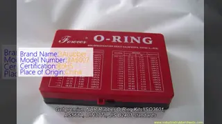 China NBR Rubber O Ring Kit with ISO3601 AS568A DIN3771 Standards in Multiple Colors and Sizes for sale