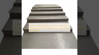 Titanium Fiber Felt Weldable Machinable
