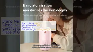 Whole House Humidifier Air Diffuser Humidistat USB Powered 420ml Capacity Portable Tabletop Household