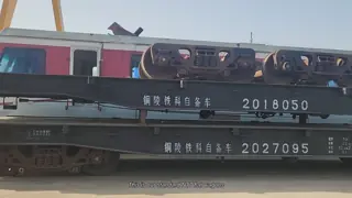 China 40 Feet Railway ISO Container Flat Wagon 1435 mm Gauge TB Standard for sale