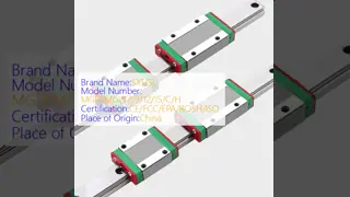 Nano-Level Precision Stainless Steel Micro Linear Guide Rail with 15-63mm Width for High-Precision Automation