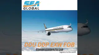 Professional Air Freight Solutions From USA To Canada EXW FOB DDU DDP