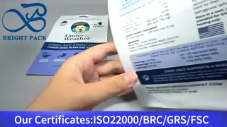 blue stand up plastic bag for pet snacks 170g