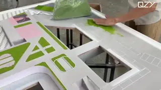 China Realistic Handmade Architectural Concept Model with Acrylic ABS Material for Commercial Complex Display for sale