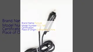 12V Car Power Plug DC Cable