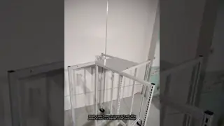 China Mobile 4-way Fixture for Lozier 54”h with 30“w panels to hold 13”d shelves Lozier Silver finish. for sale