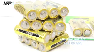China 1.5V LR6 Dry Cell AM3 Ultra Alkaline Cell Battery 380Mins AA Primary VP Battery for sale