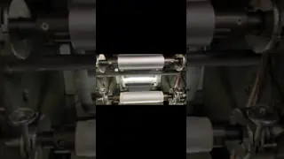 Magnetic control winding coating machine for double-sided film coating