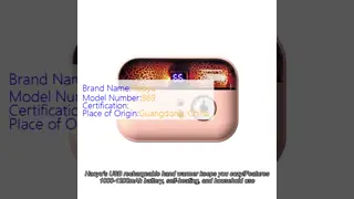 USB Rechargeable Hand Warmer with 1000-1200mAh Battery, Self-Heating for Household Use