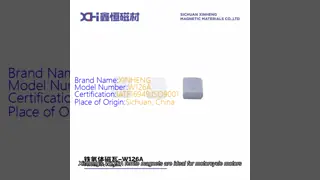 China The Original Permanent Magnet Ferrite Is Suitable For Motorcycle Motor W126A for sale