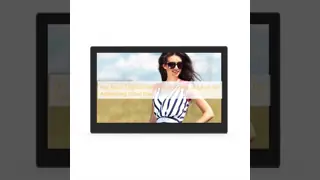 China 18.5 Inch Touchscreen Digital Picture Frame with 1366×768 Resolution for Advertising Video Playback for sale