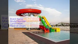 Fiberglass Water Pool Slide Fun
