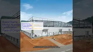 Large Span Safety High Rise Prefab Storage Steel Structure Frame Apartment Hotel