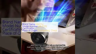 Clip-on High Speed Desk Fan with Digital Screen New Era Multi-Use Desktop Cooling Fan