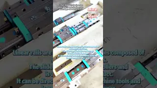 Come and take a look at the linear guide! #machine #cncmill #factory #cncsoftware #cnc #coldmilling