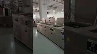 Ultrasonic cleaning machine factory production