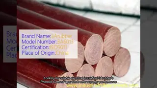 China Good Insulation Phenolic Cotton Rod with Smooth Surface and 10kv Rated Voltage for Electrical Components for sale