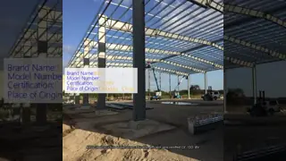 China Galvanized Light Construction Steel Structure Prefabricated With Fast Construction for sale