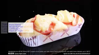 45*45*25mm Round Petite Loaf Cake Liners ( PET Coated )