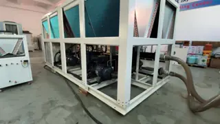 Air Cooled  Screw Chiller Solutions with  double compressors