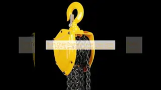 Heavy Duty Lever Chain Hoist 1.5 Ton Yellow
