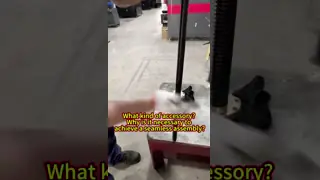 What kind of accessory? Why is it necessary to achieve a seamless assembly?