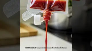 High-Barrier Materials Stand-Up Sauce Pouch with Flavor Protection and Leak-Proof Performance