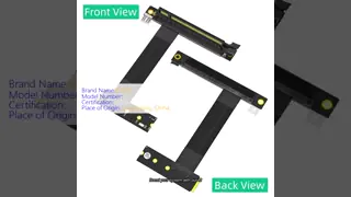 M.2 NGFF Key M to PCIe 16x Riser Adapter 19cm Cable