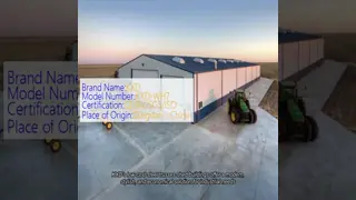 China Low Cost Industrial Economical Steel Trusses Shed Building for sale