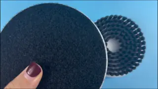 Carpet Brush with Hook & Loop Attachment - Heavy-Duty Carpet & Upholstery Cleaning Tool