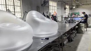 China Custom Inflatable LED Lighted Sofa Set: Glow-in-Dark Outdoor Indoor Lounge Chair & Ottoman – Waterproof Party Patio Furniture for sale