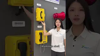 China 3W Speaker Industrial Communication Devices with IP67 Ingress Protection and Silicone Button Material for sale