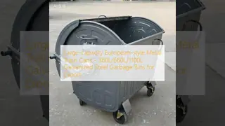 Heavy Duty Metal Garbage Bins 360L 660L 1100L