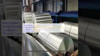 Aluminum Alloy 8011 Aluminum Foil for Car Air Conditioner Evaporator (0.08 mm | 880 mm Width | Hydrophobic Coating)
