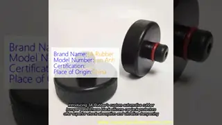 China Custom OEM Black Silicone Rubber Bumper Pad for Shock Absorption Car Jack Protector for sale