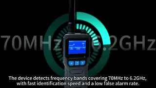 CH05 Handheld Drone Detection Device, Spectrum Detection for 3km Drone