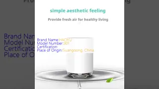 China Plastic Material Ultrasonic Air Humidifier With Humidistat Control Romantic Ambient Light for sale