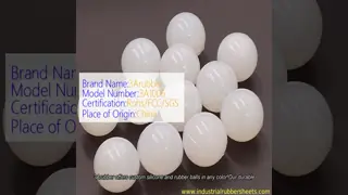China Custom Color Silicone Ball and Rubber Ball with 40-80 Shore A Hardness and High Temperature Resistance for sale