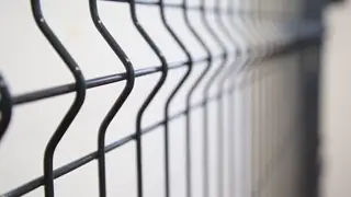 China Reinforced Steel 3D Security Fence Panel Clear View Powder Coated for sale