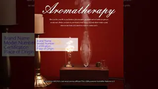 Aroma Diffuser Real Wood USB Powered With 0.5L Capacity Humidifier For Household Use