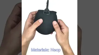 China Personalized Portable Sublimation Neoprene Golf Ball Cleaner Pouch for sale