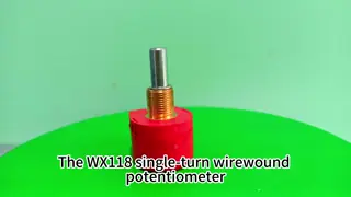 WX118 0.5W 10% 23mm 50mm ロングシャフト シングルターン ローータリーワイヤーワンドポテンチオメーター