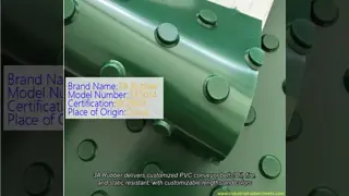 Deliveries with Customized PVC Conveyor Belt and Minimum Wheel Dia of 10-180mm