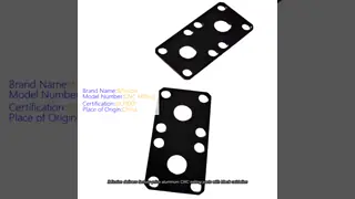 Factory Price Aluminum CNC Milling Parts with Black Oxidation Surface Finish